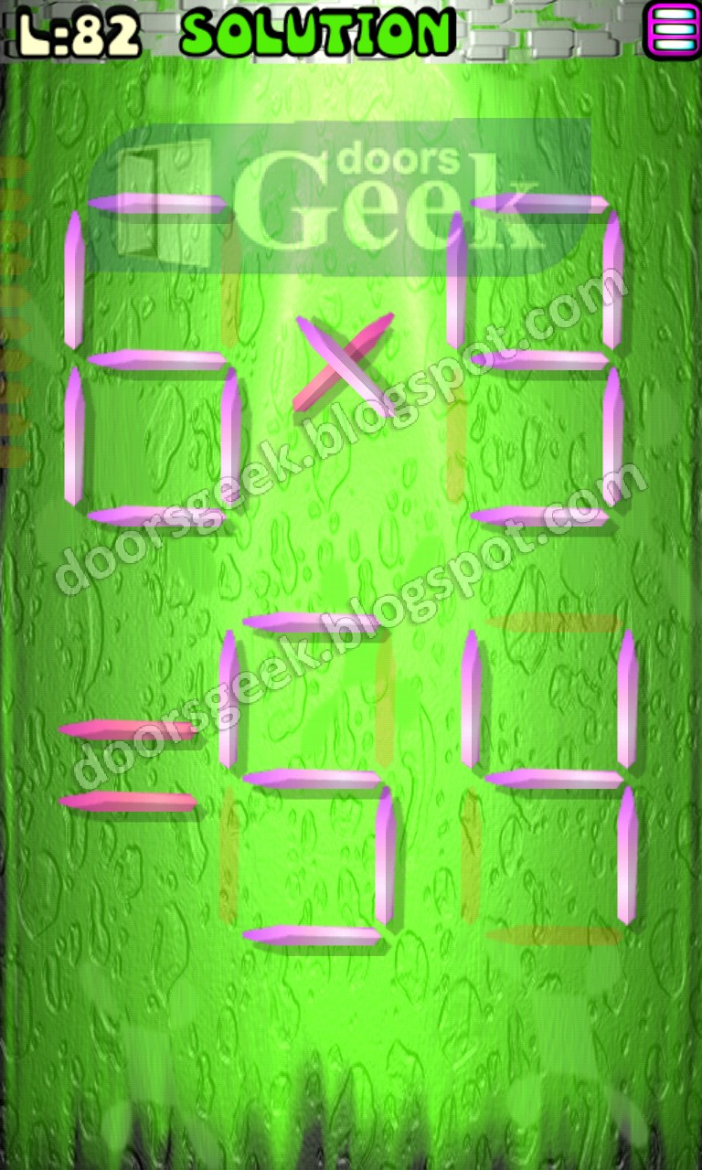 Matches Puzzle [Episode 6] Level 82 Solution ~ Doors Geek